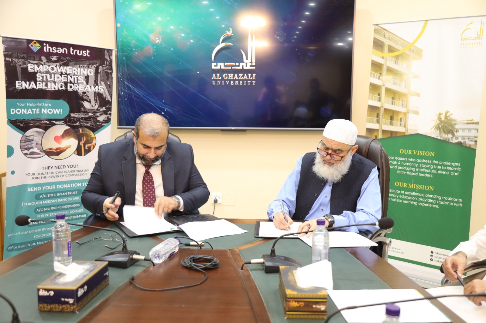 Ihsan Trust Signs MoU with Al-Ghazali University (AGU) – Ihsan Trust